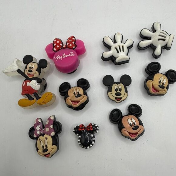 Disney | Other | Crocsjibbitz Disney Mickey Mouse Minnie Mouse Pieces ...